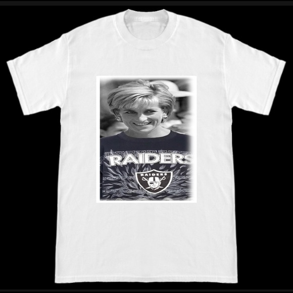 Shirts | Princess Diana Wearing Vintage Oakland Raiders | Poshmark